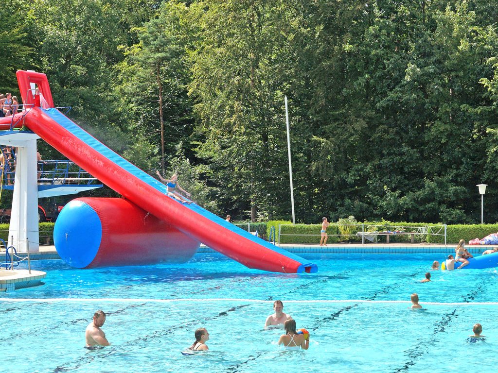 Kinder - Rutschen - Waldbad Alt Garge